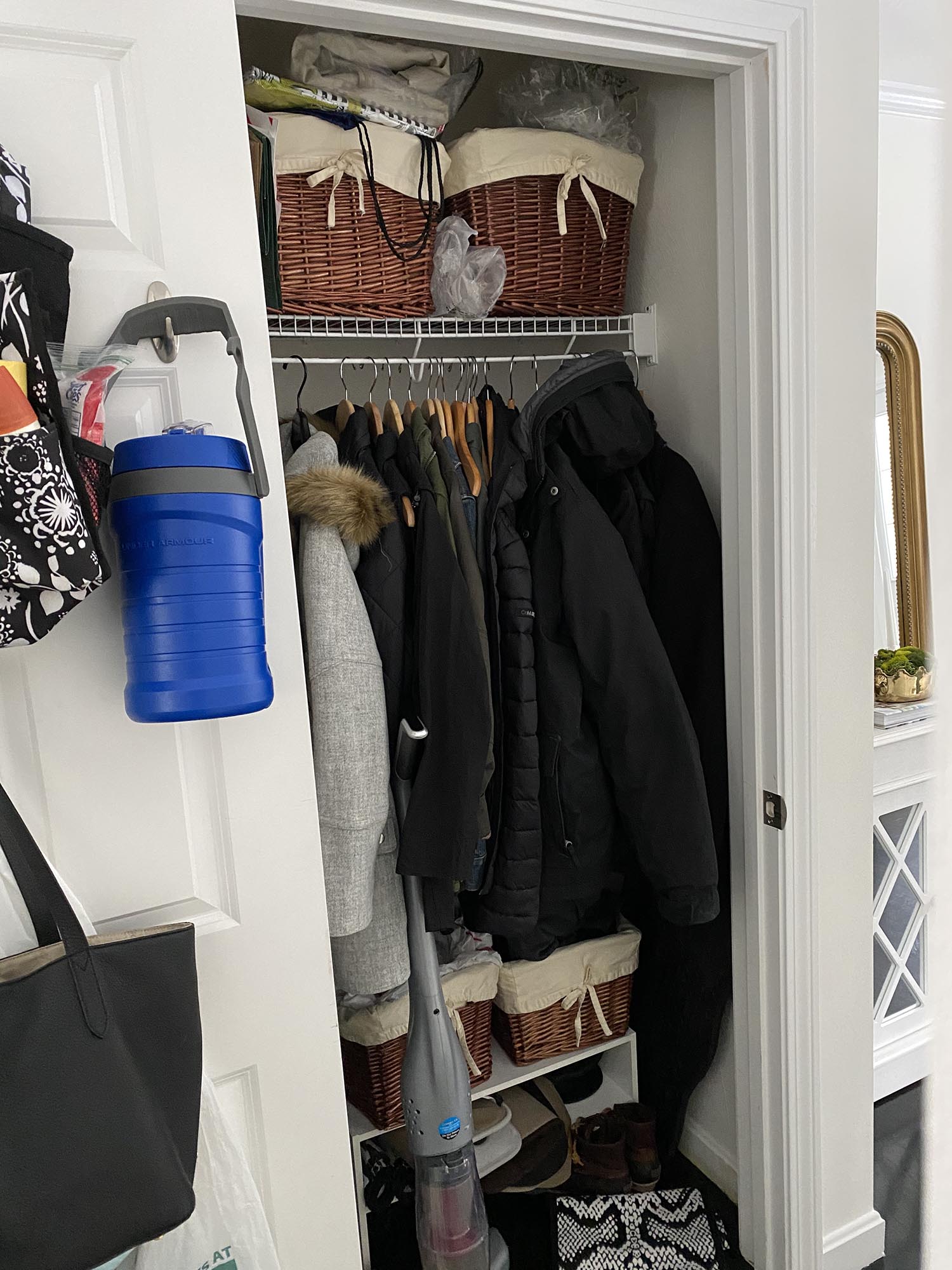 Organizing the Front Hall Closet - Interiors By Karyn